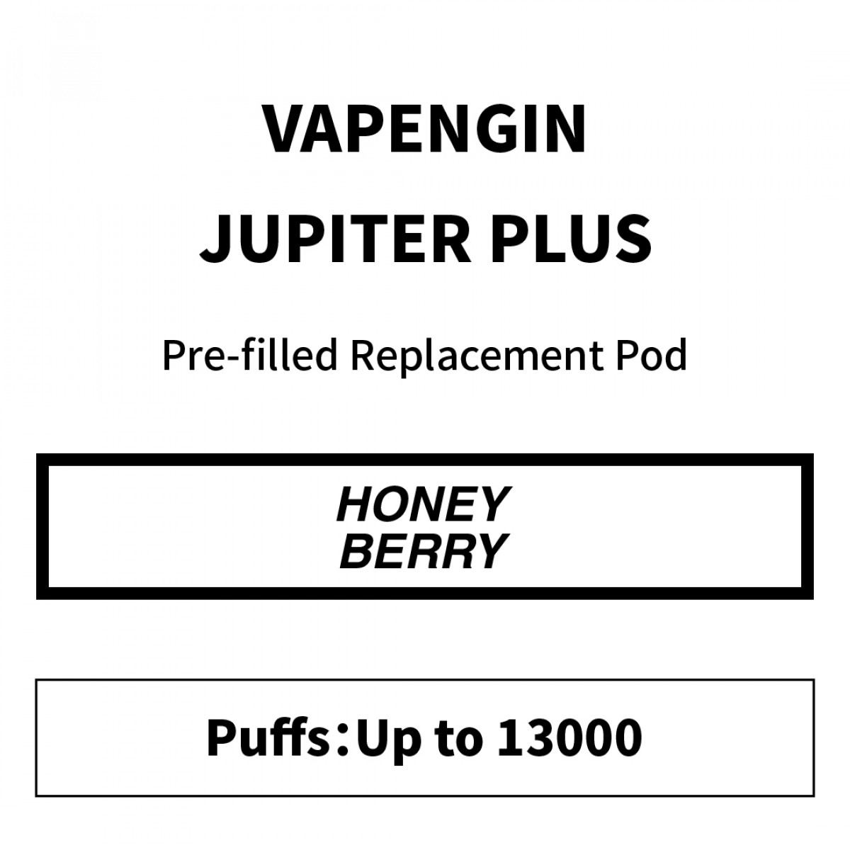 VAPENGIN JUPITER 2 PLUS 13000 POD HONEY BERRY